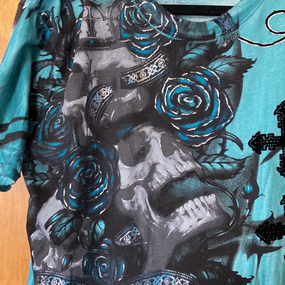 Affliction | Shirts | Rare Vintage Affliction Tshirt Xl | Poshmark